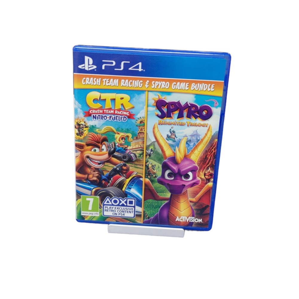 PS4 Game Crash Team Racing & Spyro Reignited Trilogy Double Pack - Own4Less